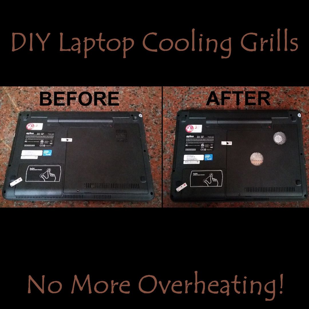 DIY Laptop Cooling Grills : 5 Steps - Instructables