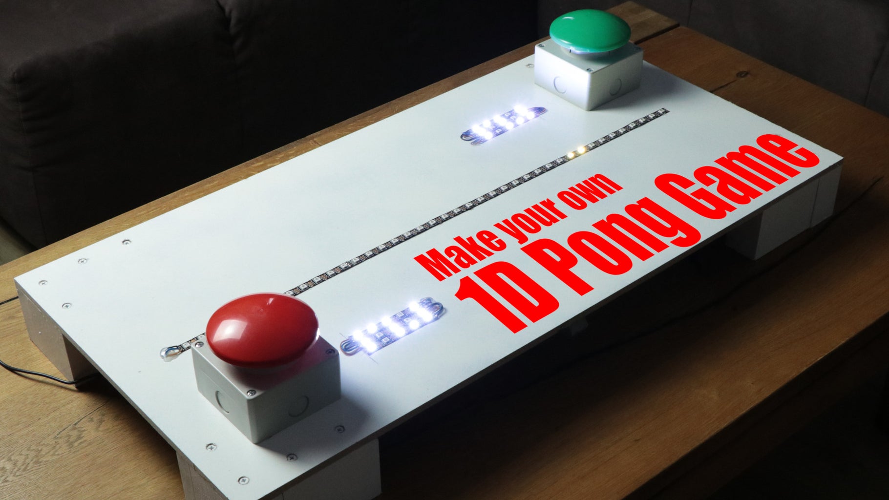 Make Your Own 1D Pong Game : 5 Steps (with Pictures) - Instructables Make Your Own 1D Pong Game : 5 Steps (with Pictures) - Instructables
