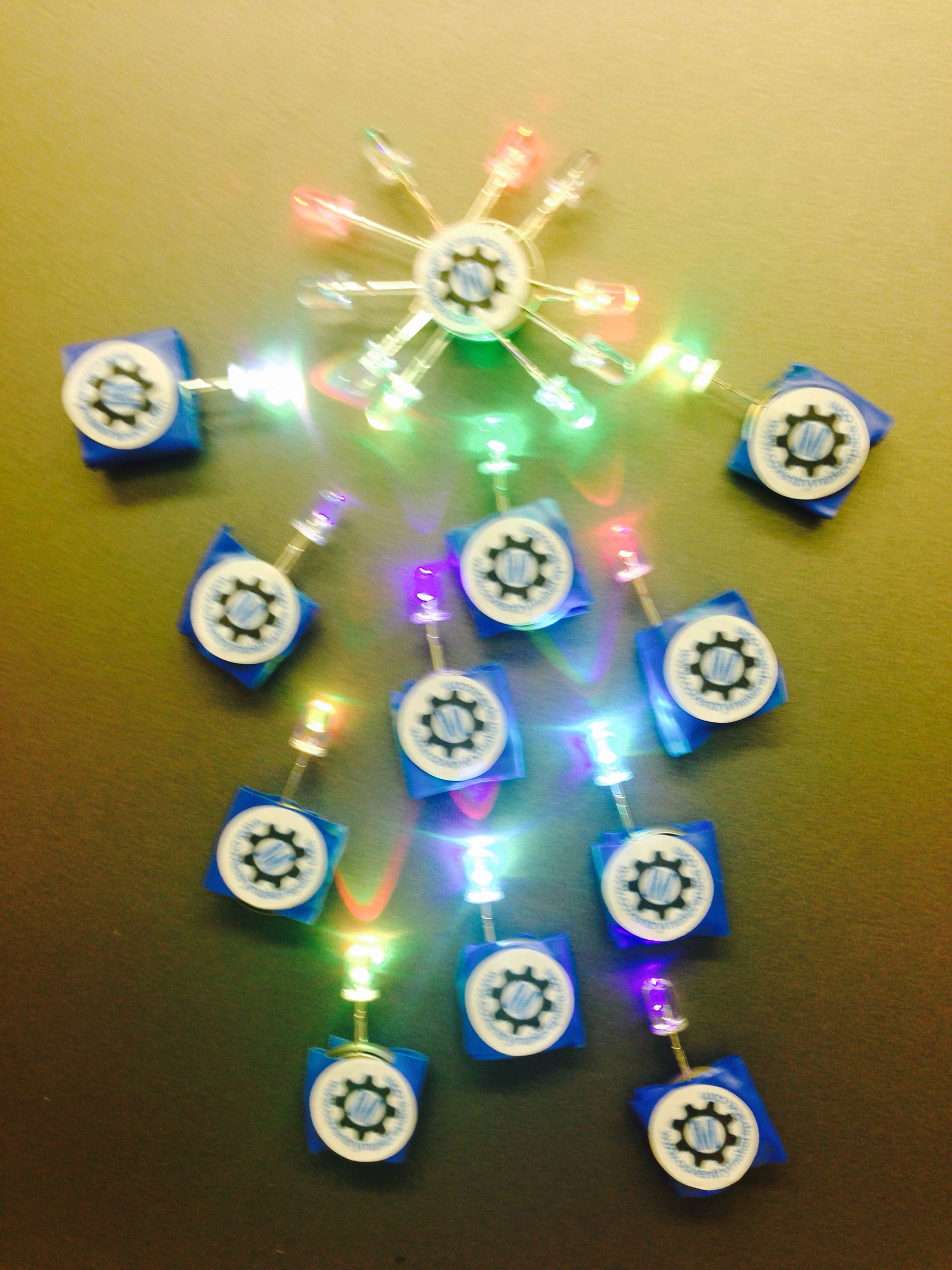 Community Kids' Build: Safer Rainbow LED Throwies : 5 Steps (with ...