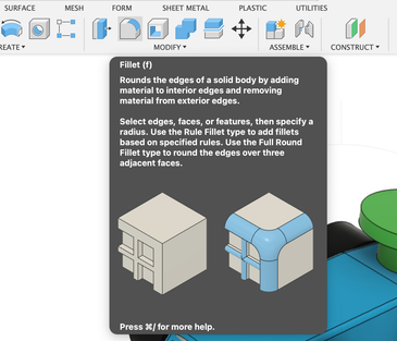 Add a Fillet to Your Design in Fusion 360 : 6 Steps (with Pictures ...