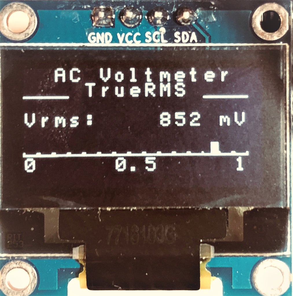 Arduino Rms Meter Module 3 Steps Instructables