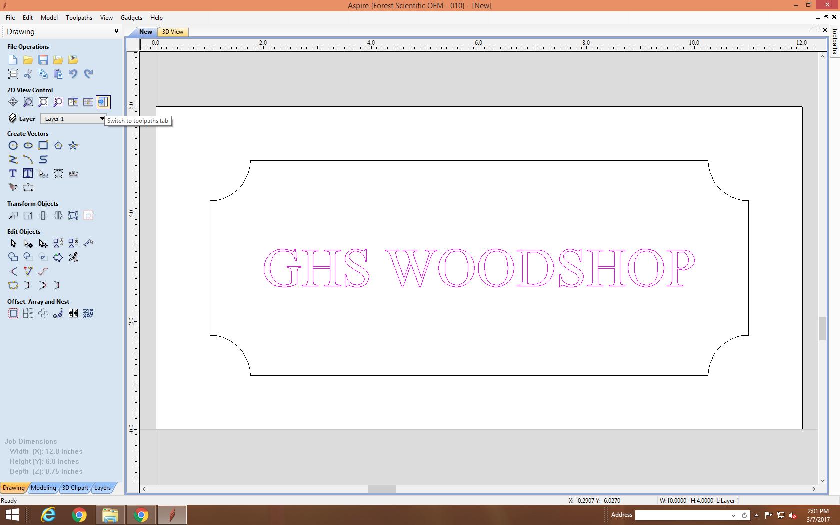 CNC Plaque Tutorial: Part One : 8 Steps (with Pictures) - Instructables