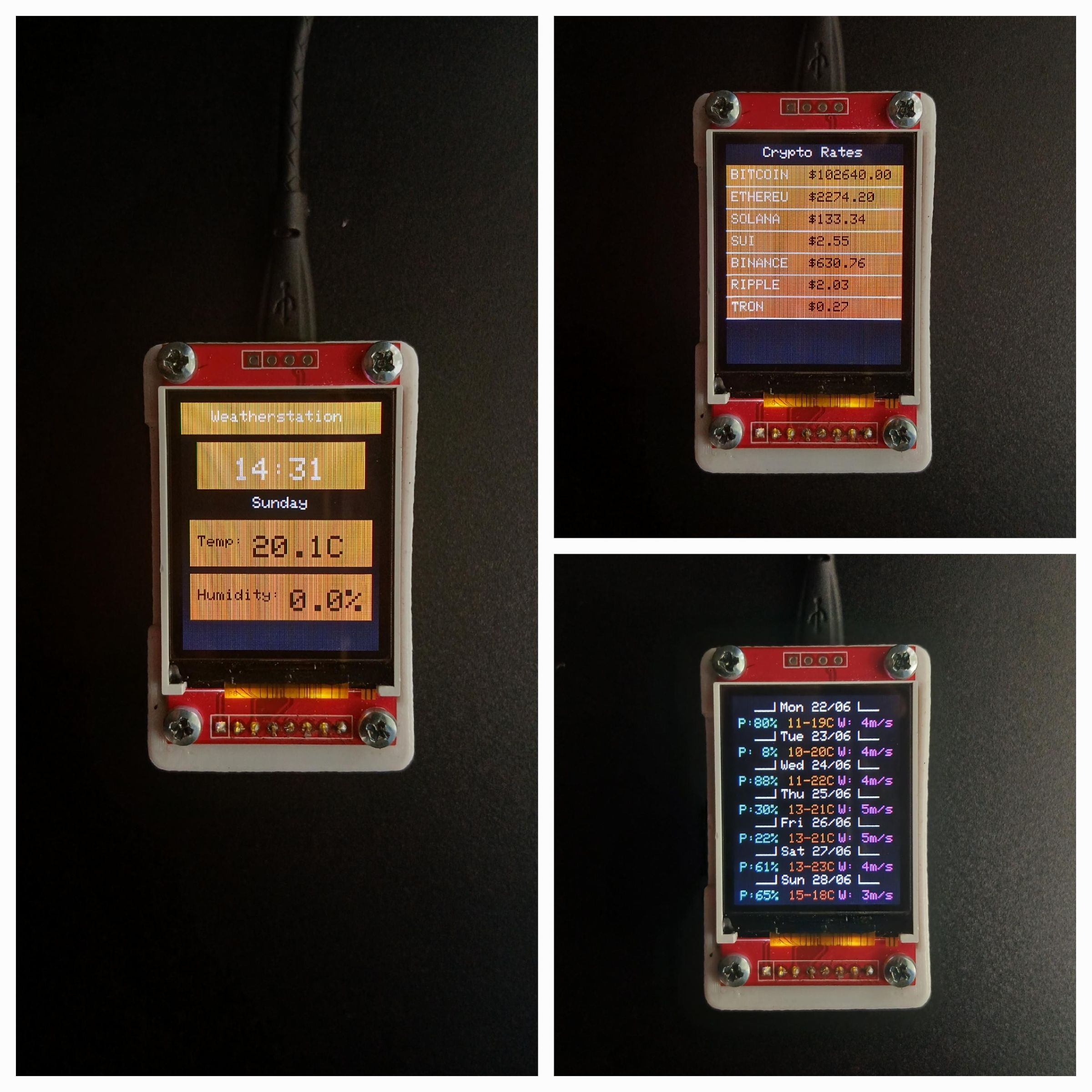 BitGlance Is a Sleek ESP8266-powered Clock That Shows Time, Crypto Prices, Weather, and Runs Web ...