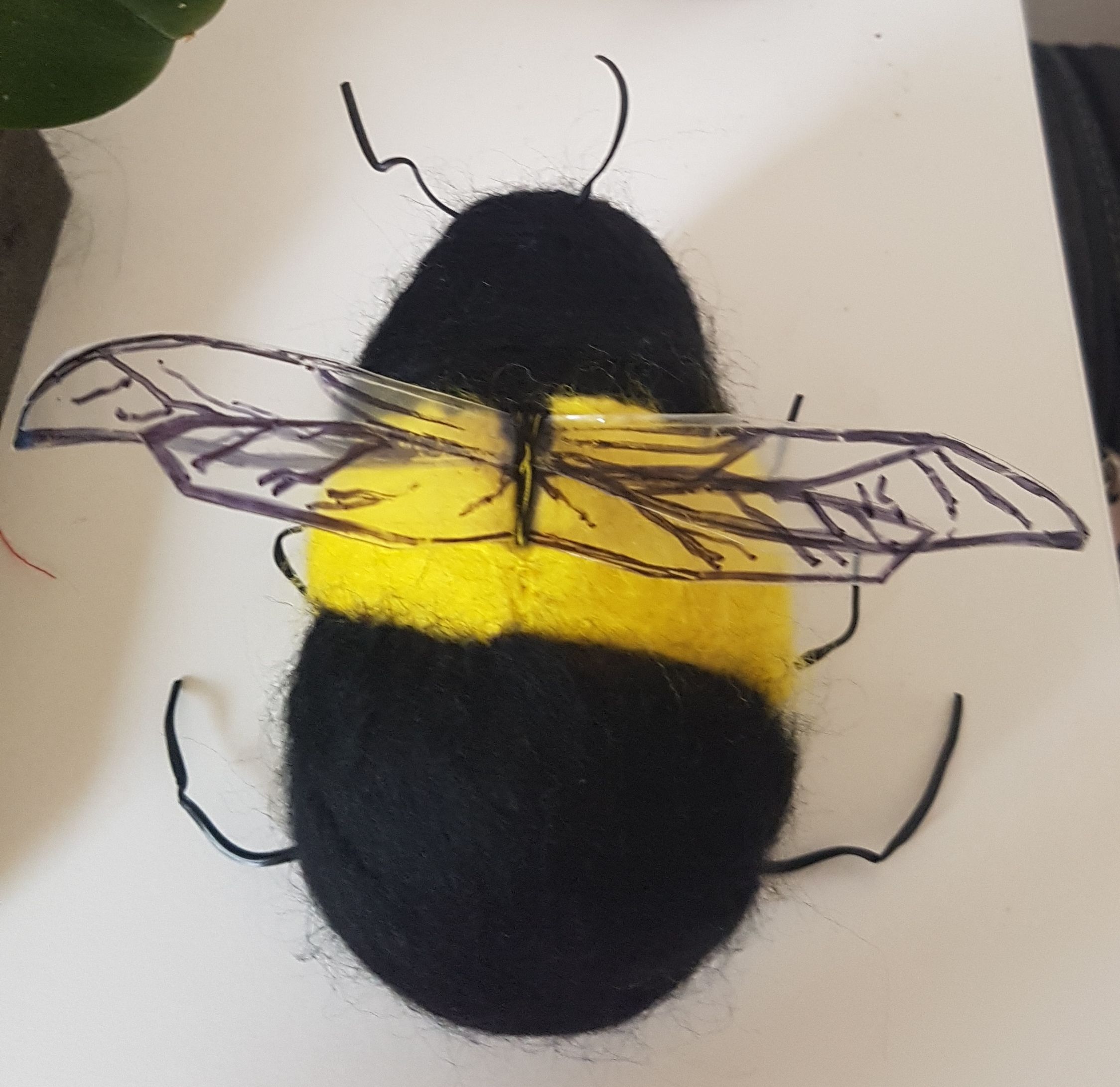 Bumble Bee Made From Scraps & Felted Wool : 8 Steps (with Pictures ...