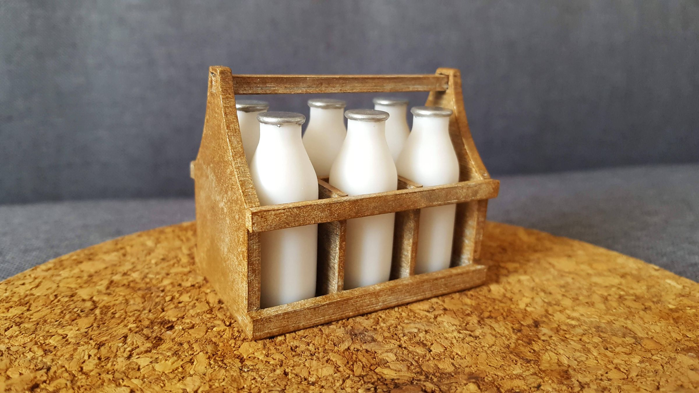 3D Printed Miniature Milk Holder and Bottles : 3 Steps (with Pictures ...