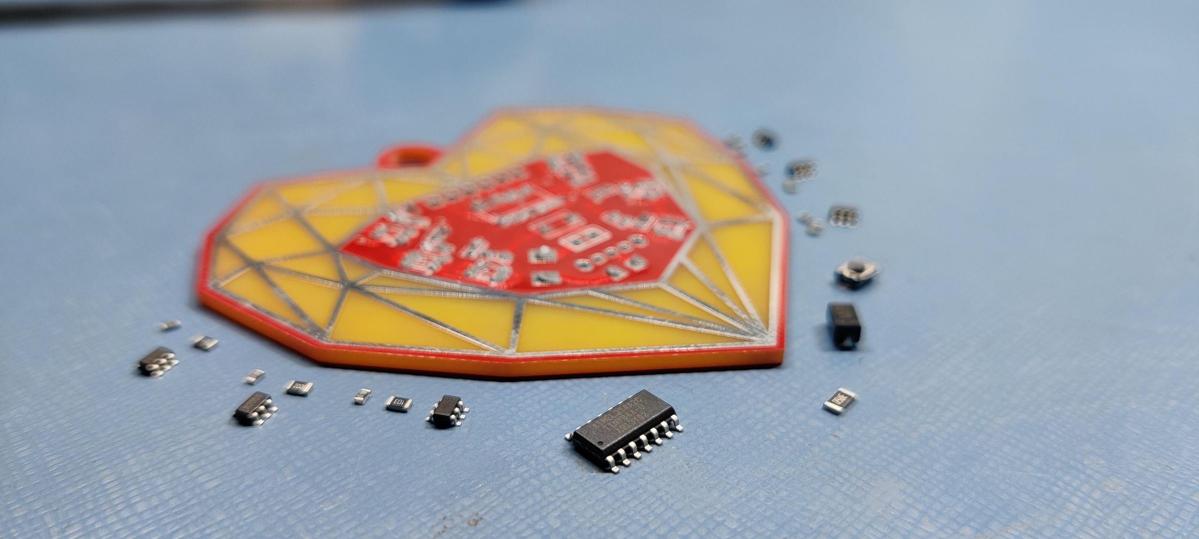 PCB Heart Necklace : 16 Steps (with Pictures) - Instructables