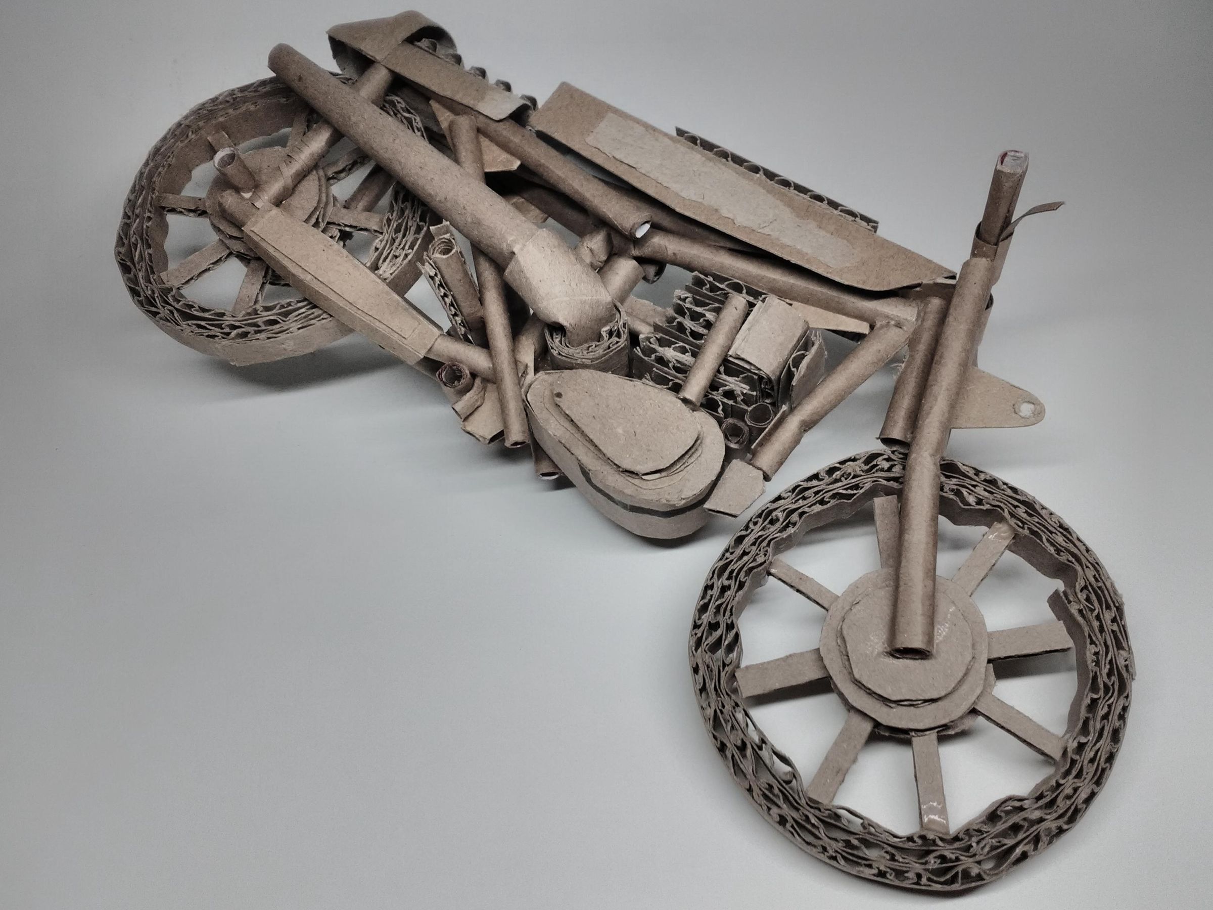Cardboard Motercycle Replica : 11 Steps (with Pictures) - Instructables