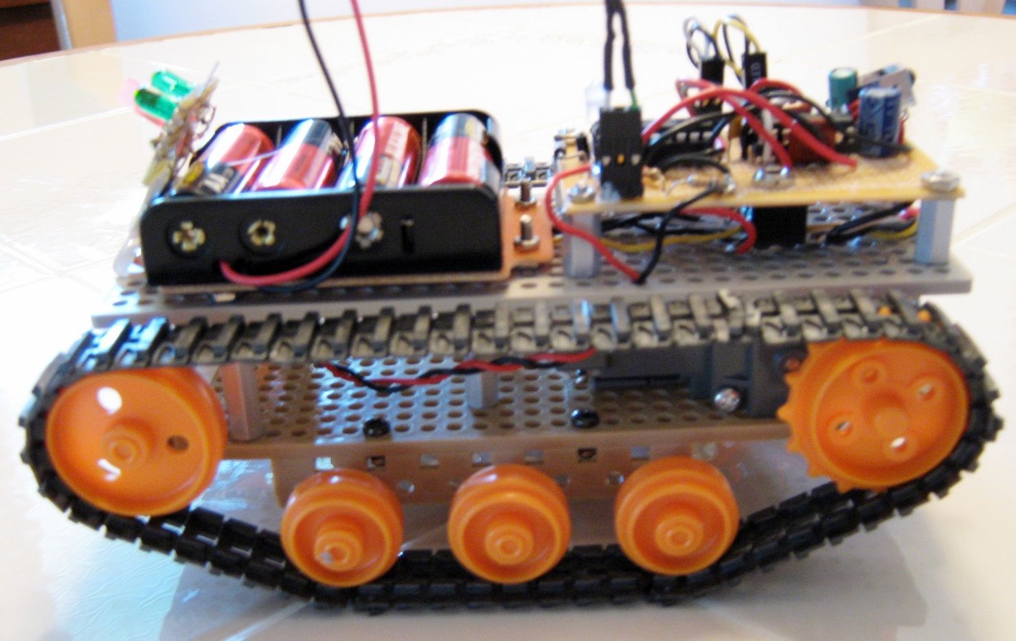 IR Remote Controlled Tracked Robot : 10 Steps - Instructables