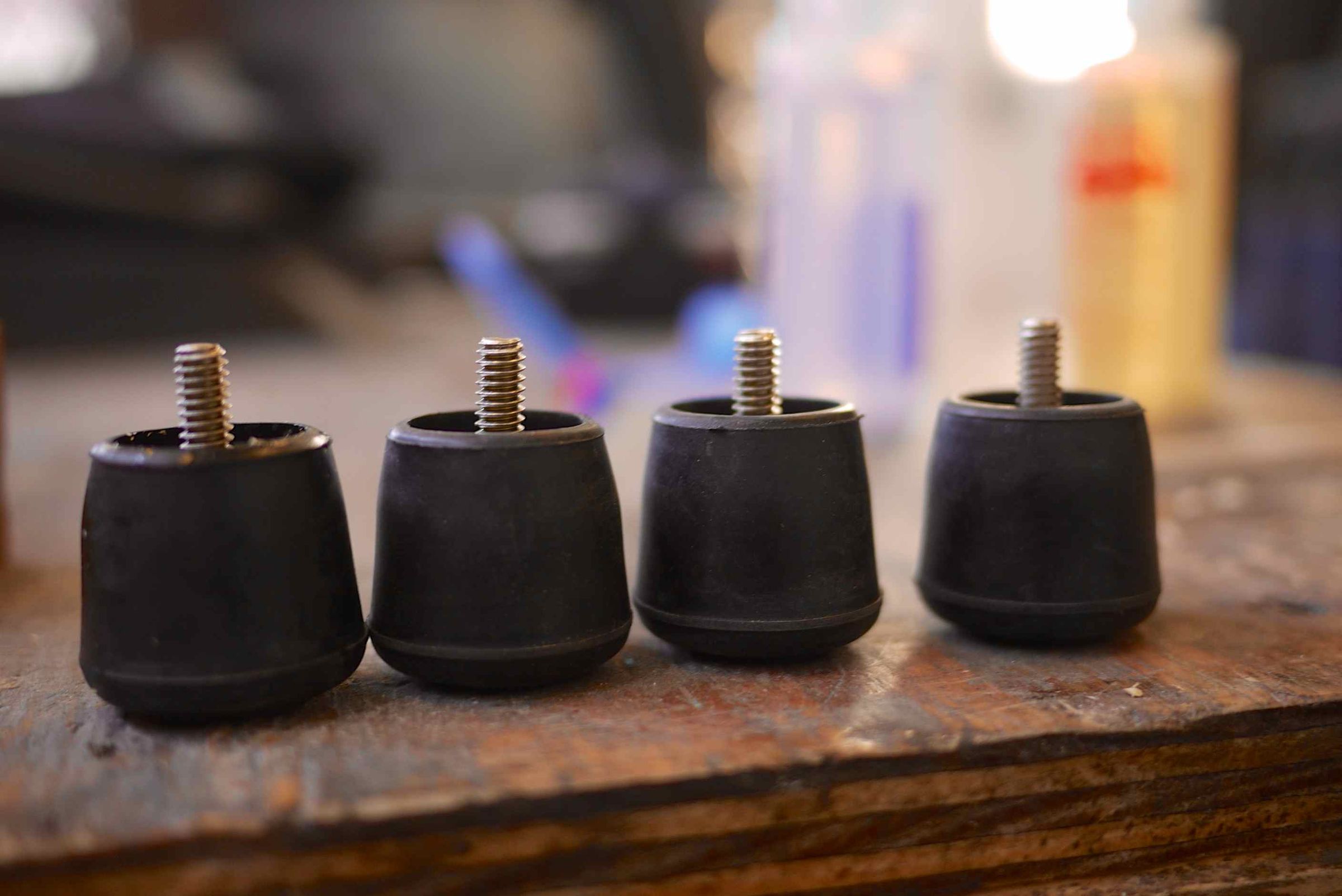 Make Adjustable Feet for a Butcher Block - Made at Techshop : 5 Steps ...