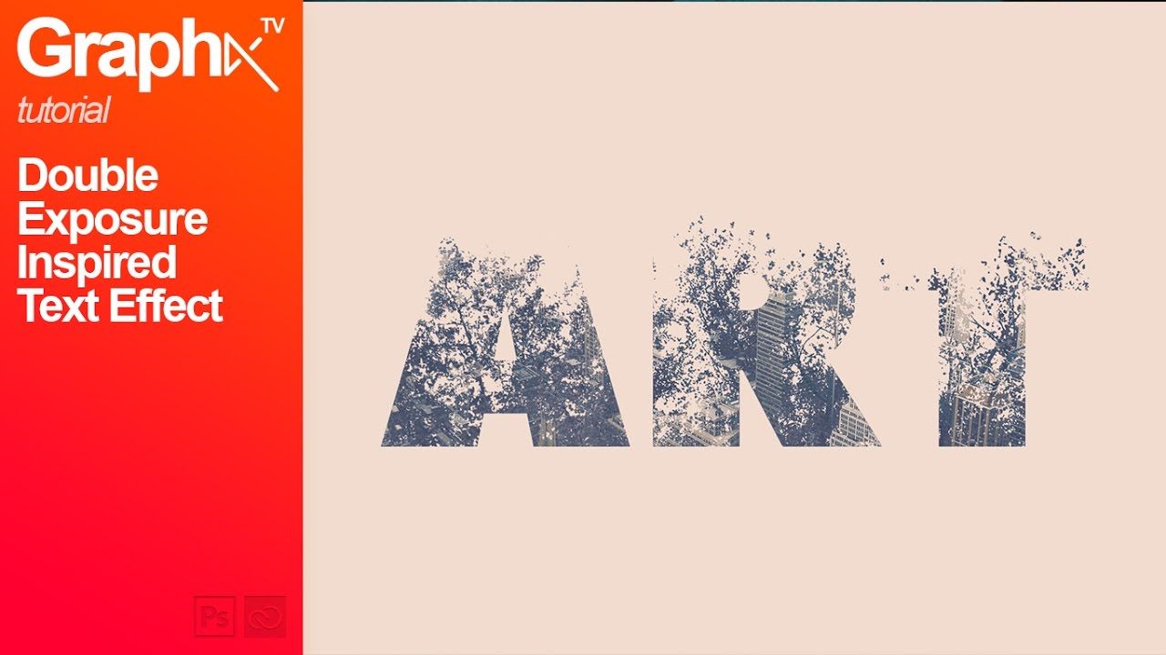 How to Make a Double Exposure Inspired Text Effect | Photoshop CC 2017 - GraphixTV - Instructables