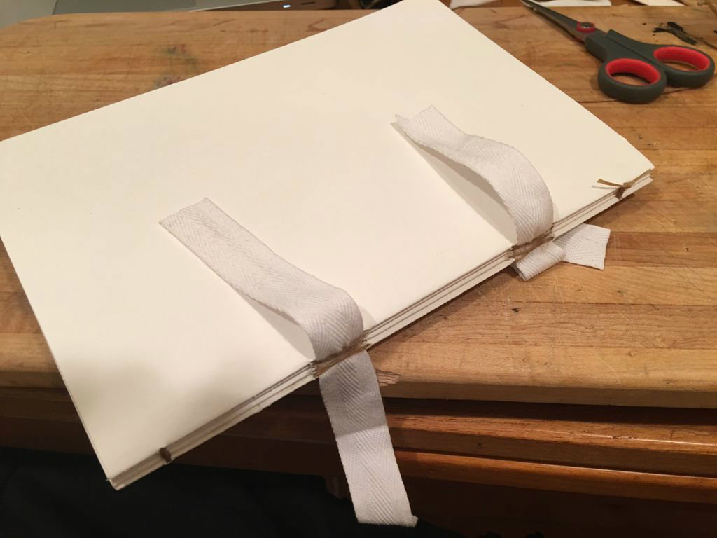 How To Bind A Book With Ribbon