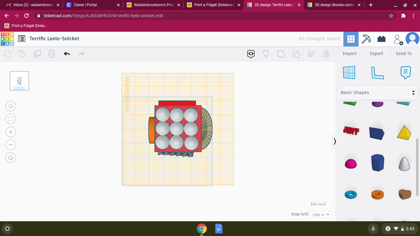 Print a Fidget (tinkercad/3-d Printing) : 45 Steps - Instructables