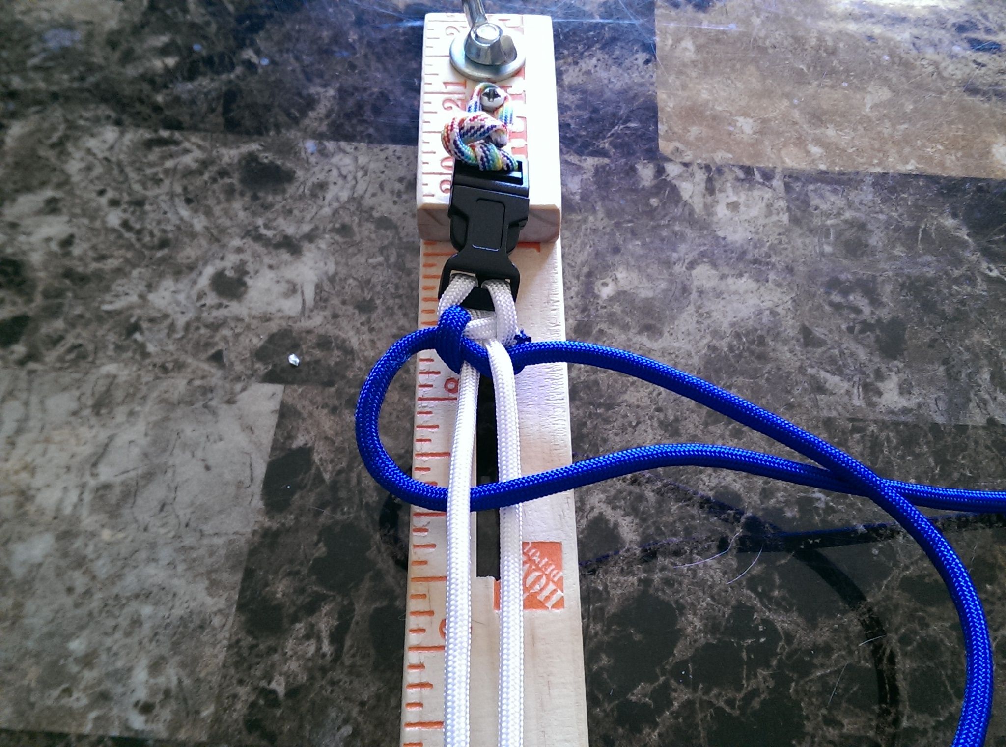 Stitched Solomon Paracord Bracelet : 7 Steps - Instructables