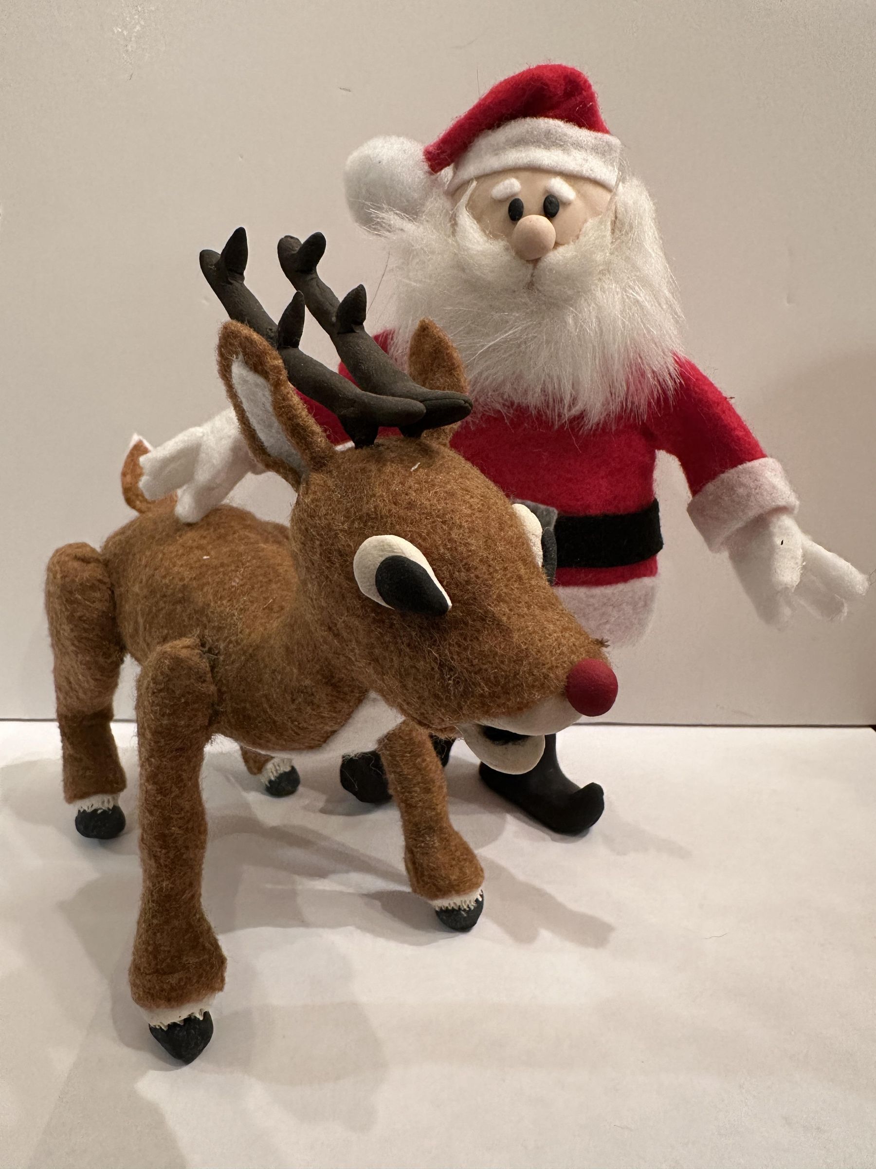 Creating Rudolph the Red Nosed Reindeer Figures for Christmas Card : 18 ...