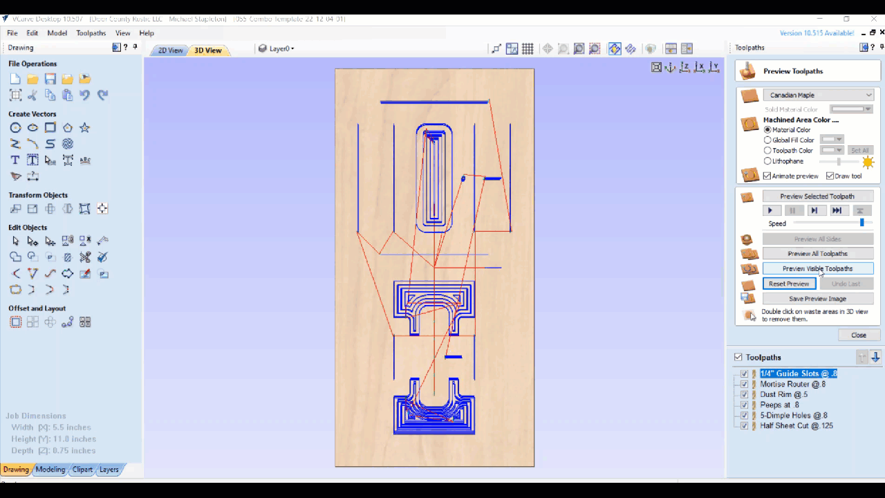 Fabricate a Mortise & Tenon Template on a CNC Router : 7 Steps (with Pictures) - Instructables
