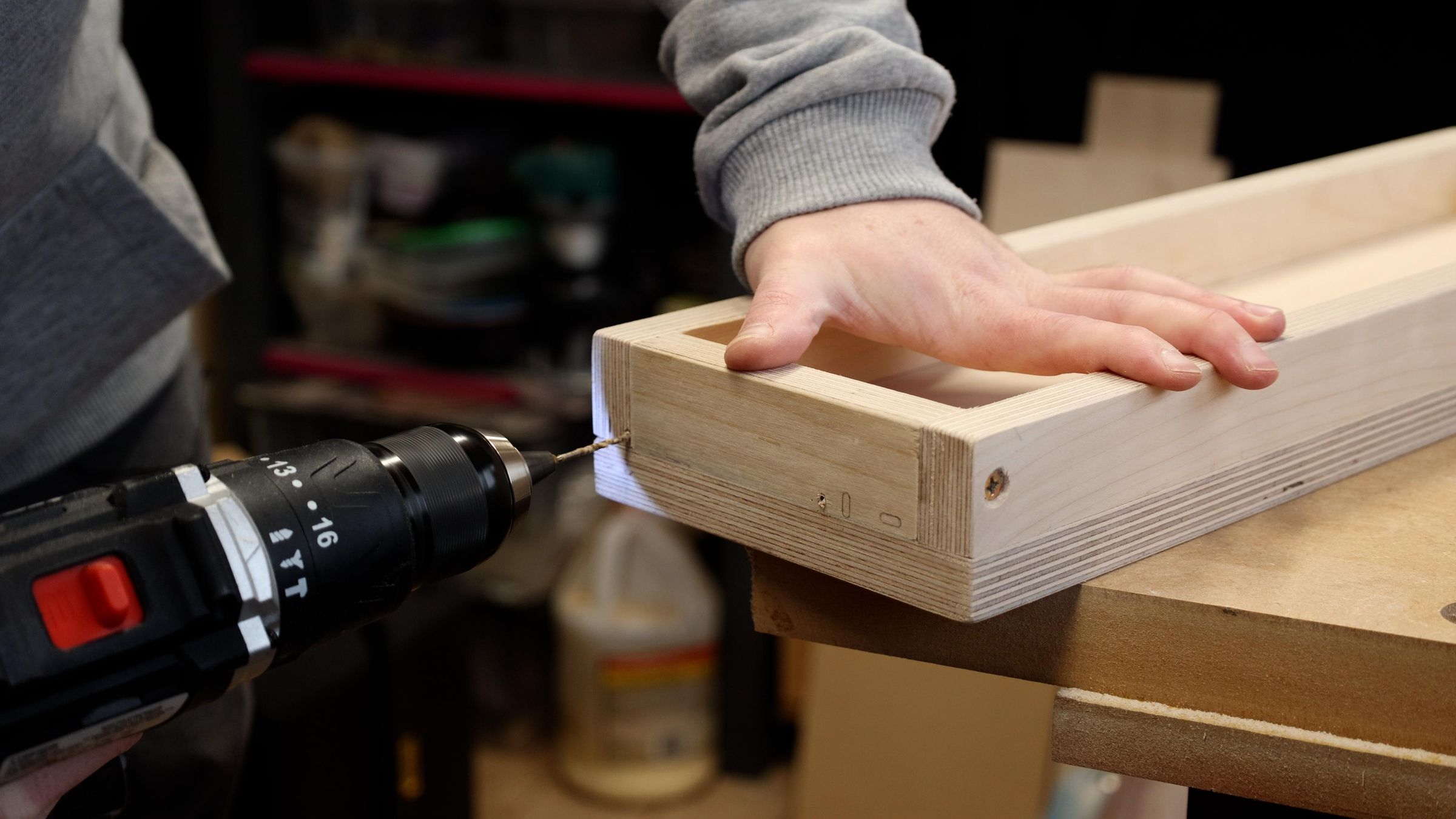 How to Make a Storage Shelf for a Desk - DIY Monitor Stand : 6 Steps ...