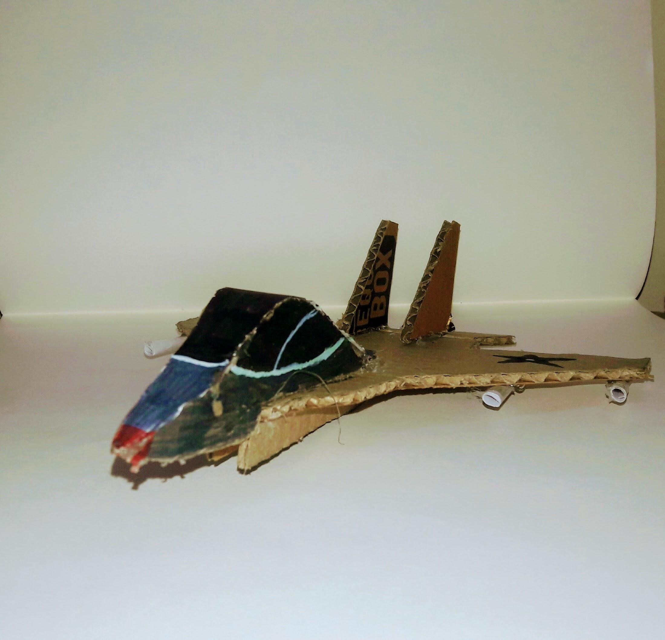Cardboard Model Jet Plane : 6 Steps - Instructables