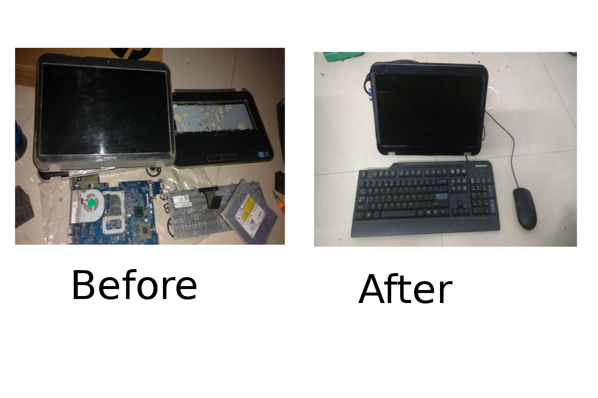 Reusing Old Laptop Parts to Build Cheap Portable System : 3 Steps (with ...