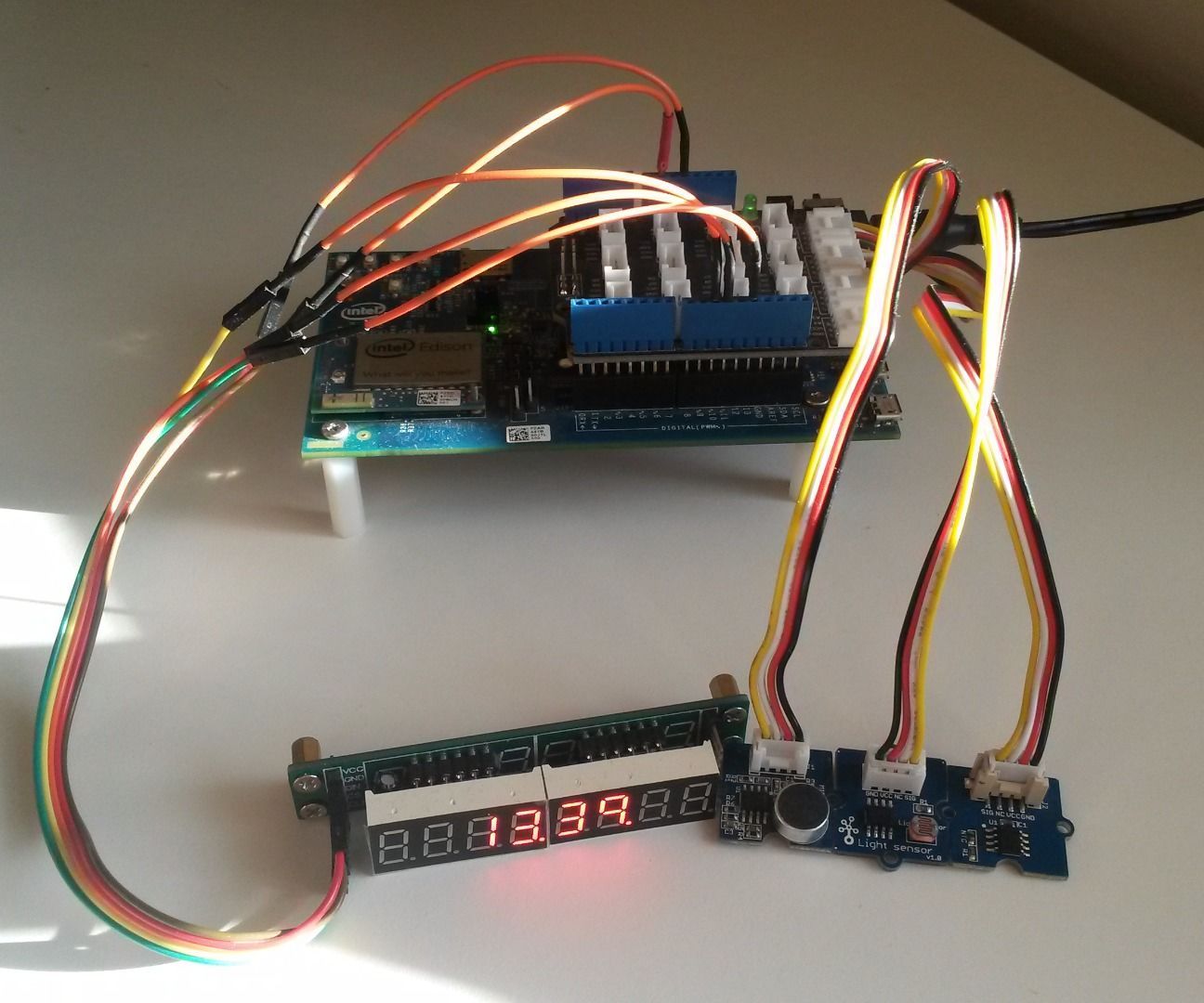 Intel® Edison Board: Clap Activated Clock : 6 Steps - Instructables
