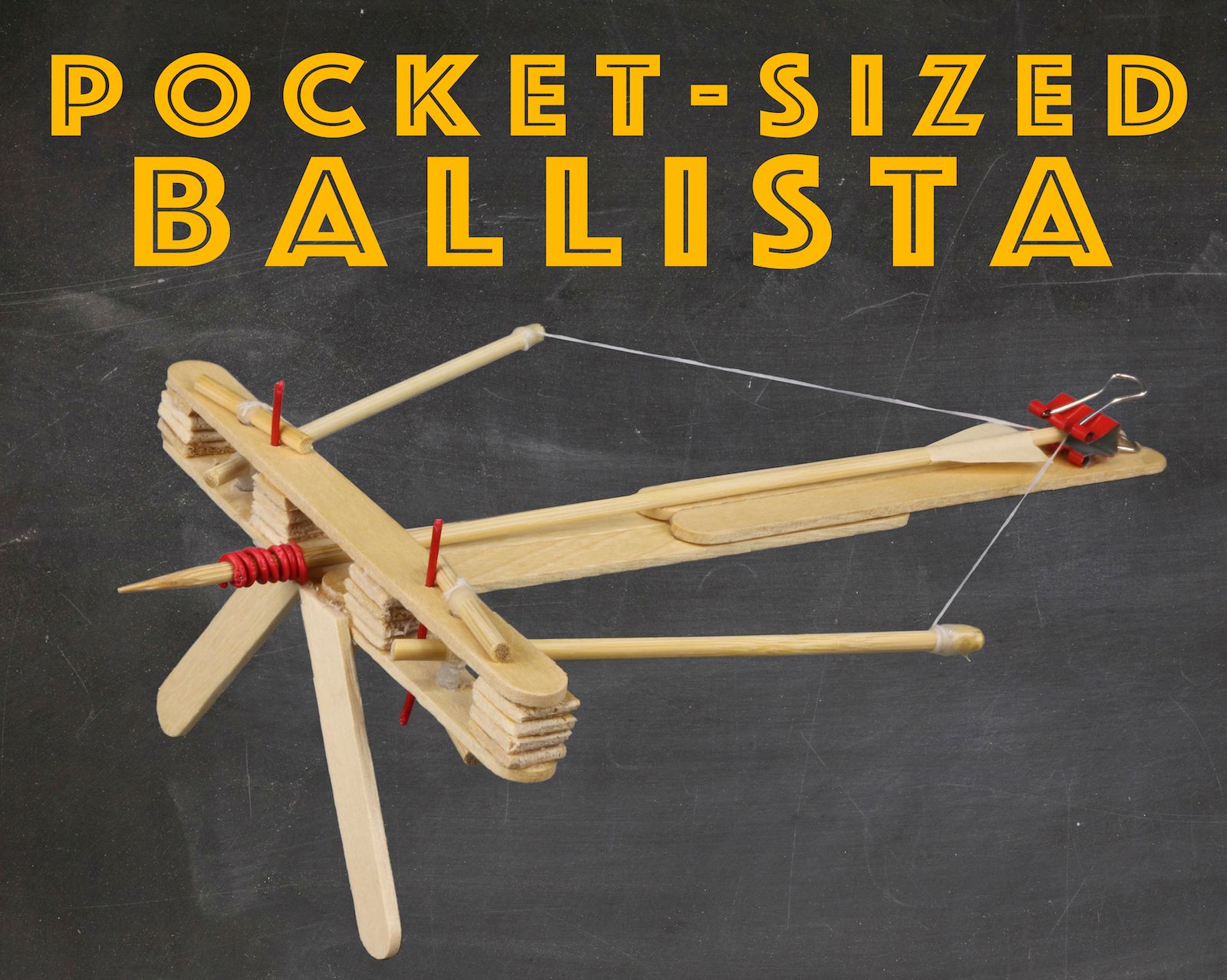Pocket-Sized Ballista : 11 Steps (with Pictures) - Instructables