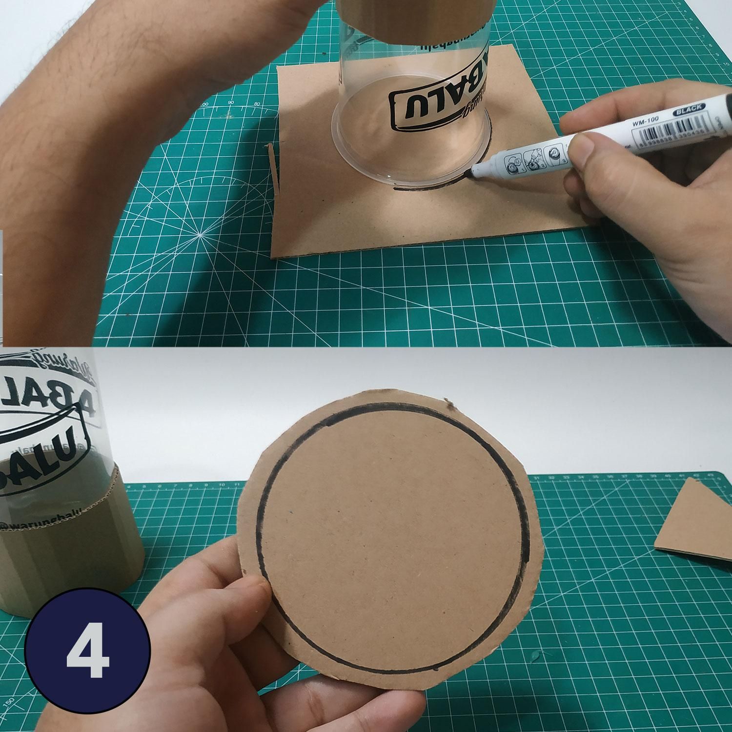 Plastic Cup Into Blender With Cardboard : 6 Steps (with Pictures ...