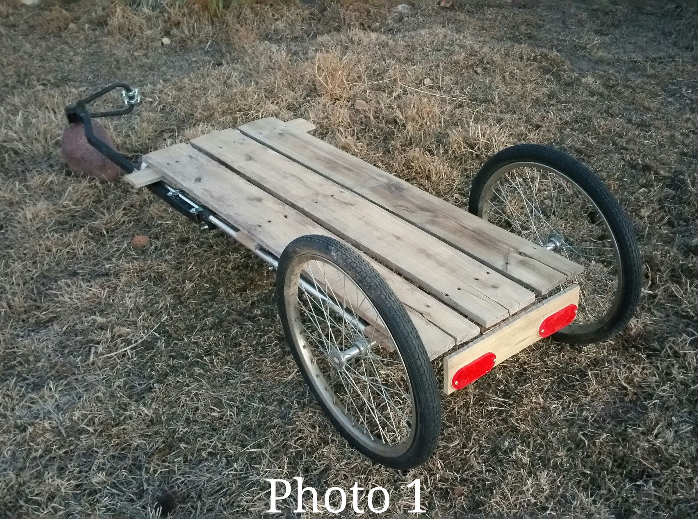 Flatbed Bicycle Trailer : 15 Steps (with Pictures) - Instructables
