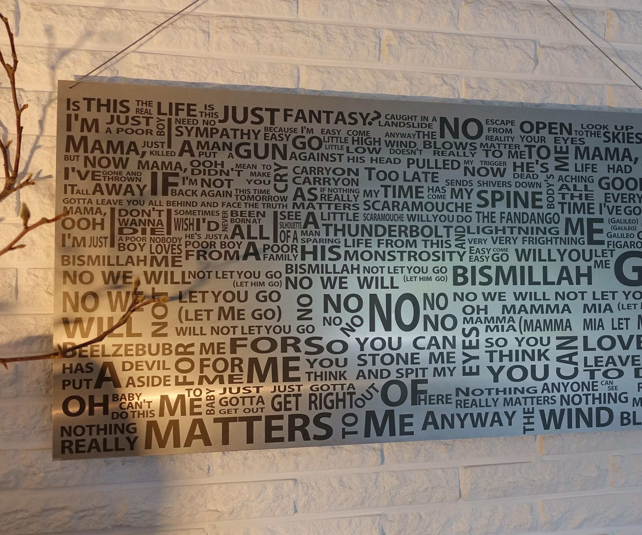 How to Make a Song Lyrics Based Text Picture : 6 Steps - Instructables