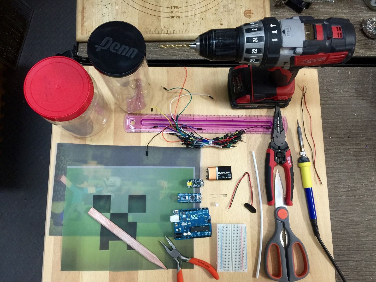 MINECRAFT Arduino Nano Night Light : 14 Steps (with Pictures ...