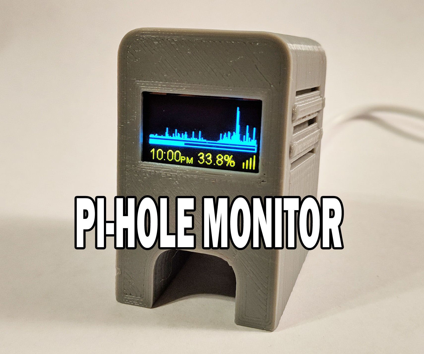 Pi-hole Monitor ESP8266 With OLED Display : 4 Steps - Instructables