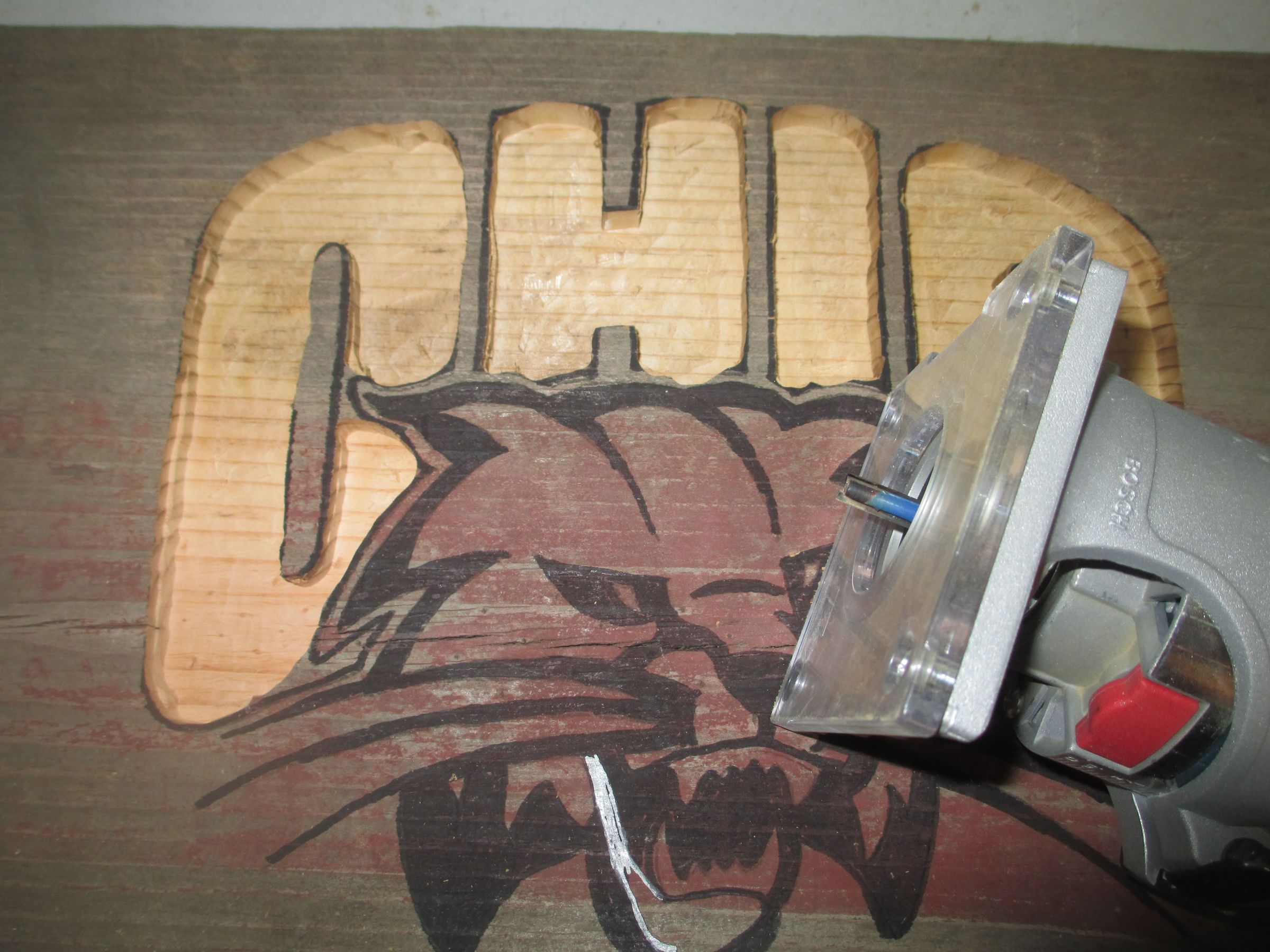 Sign With Palm and Dremel Routering : 11 Steps (with Pictures ...