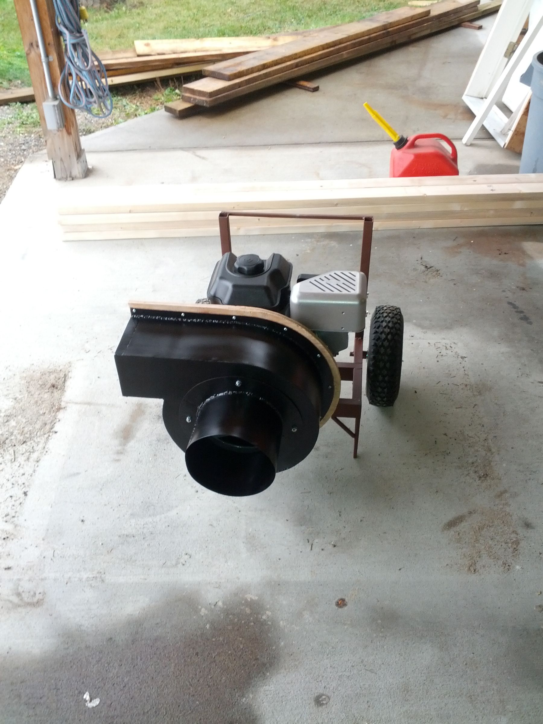 Insulation Vacuum (Homemade Commercial Blower) : 11 Steps (with ...