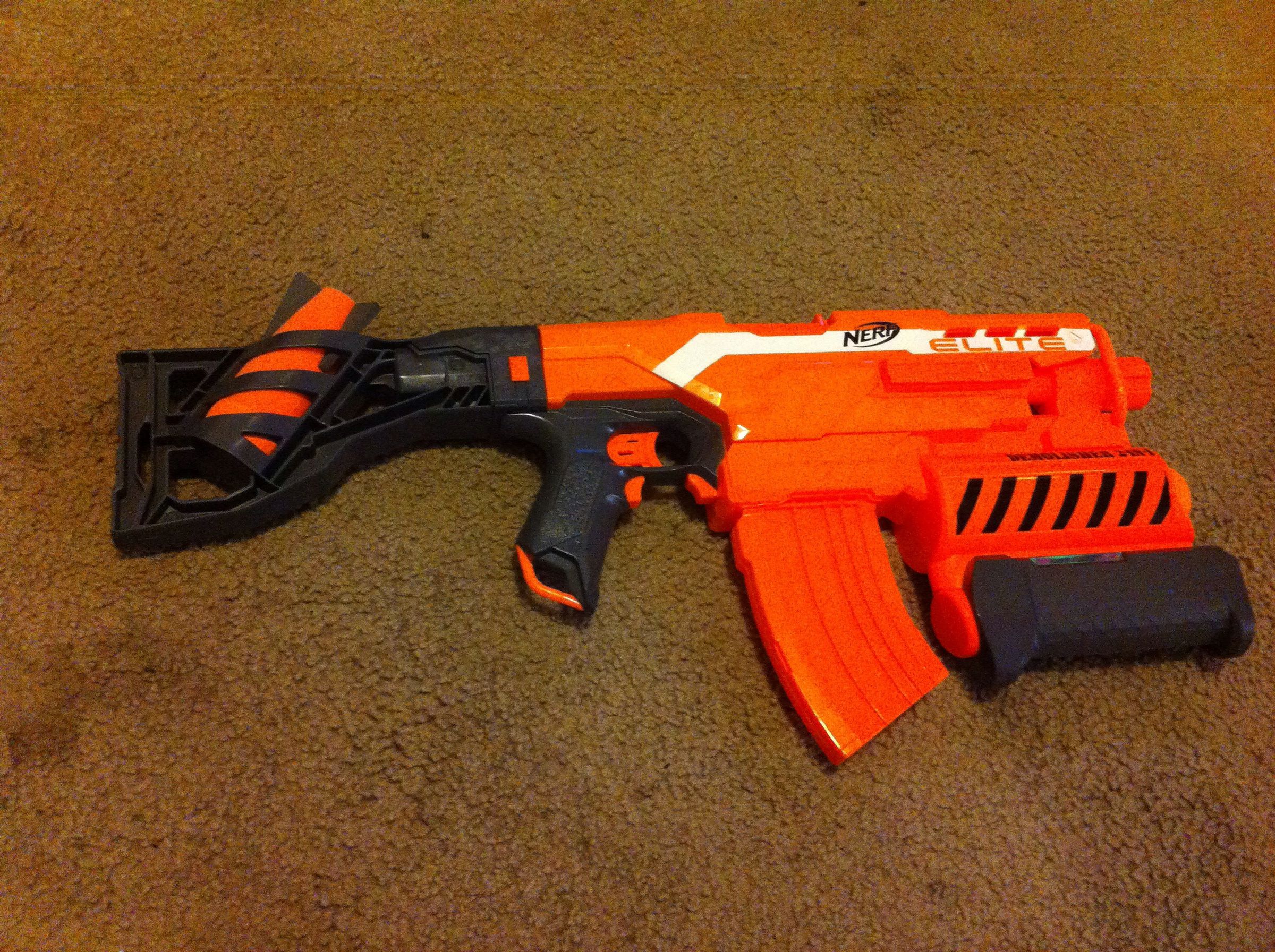 Nerf Nstrike Elite Demolisher Missile Launcher Mod : 7 Steps ...