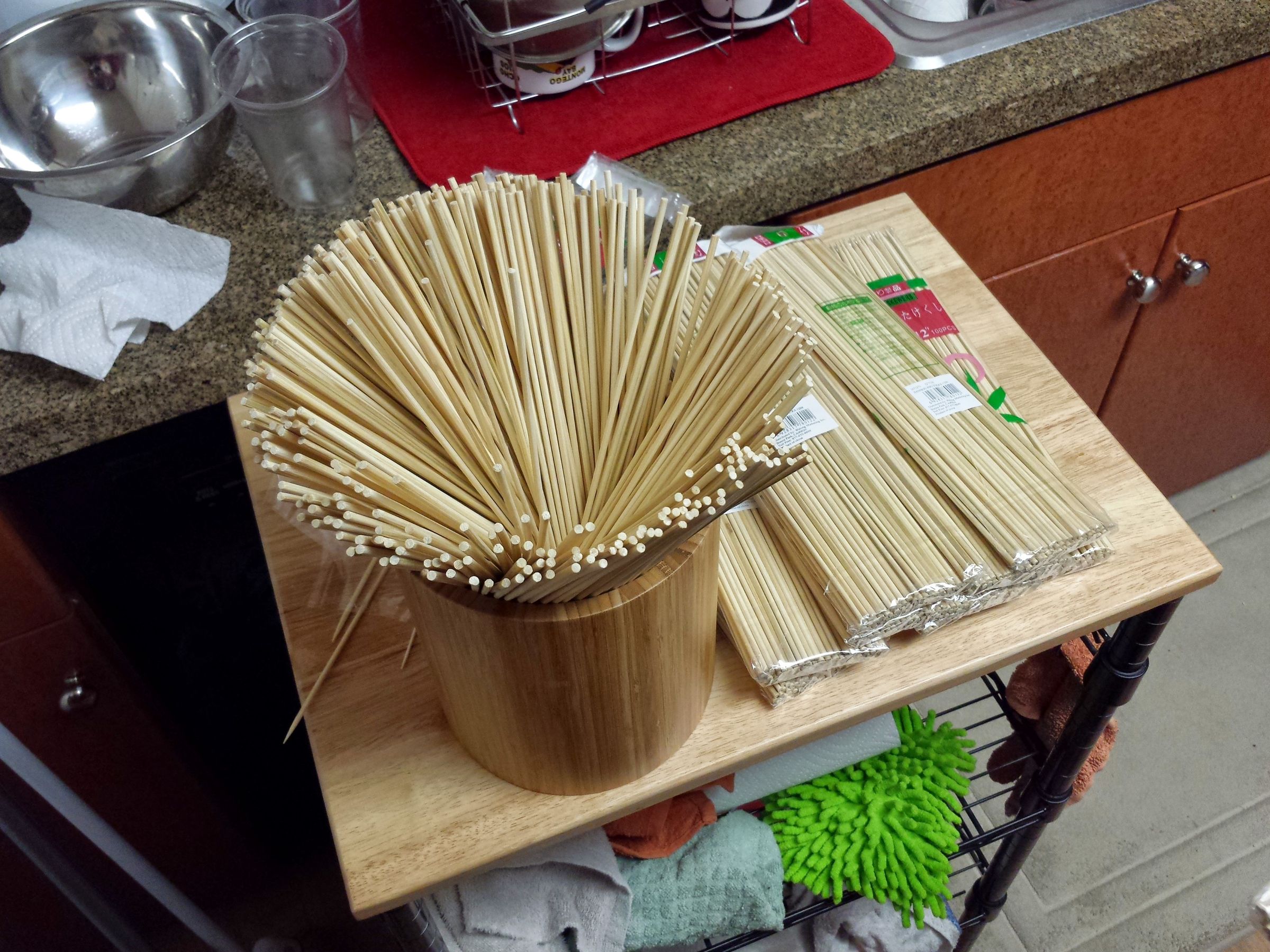 Knife Block Made of Skewers : 3 Steps (with Pictures) - Instructables