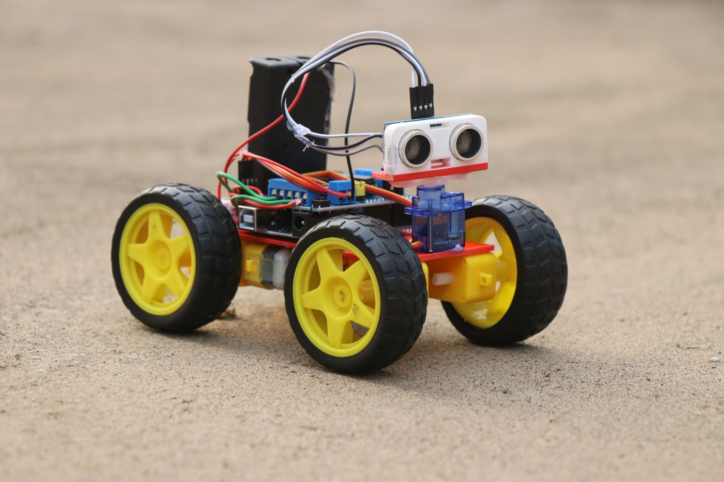 How to Make Obstacle Avoiding Car Using Arduino : 6 Steps (with ...