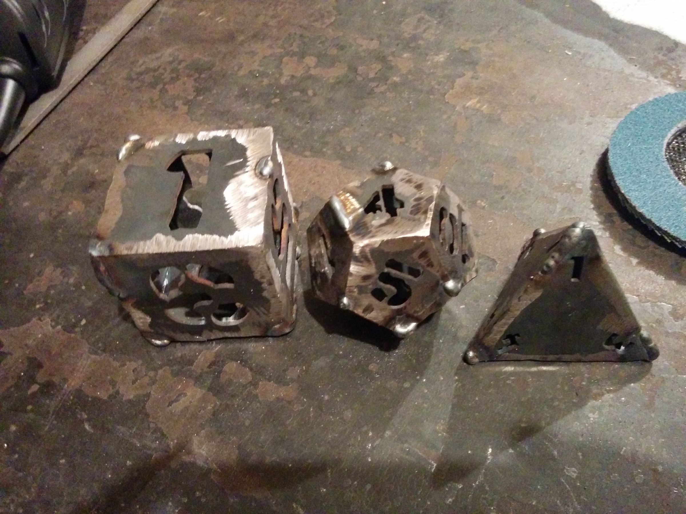 Gaming Dice Made From Folded, Waterjet Cut Steel : 5 Steps (with ...