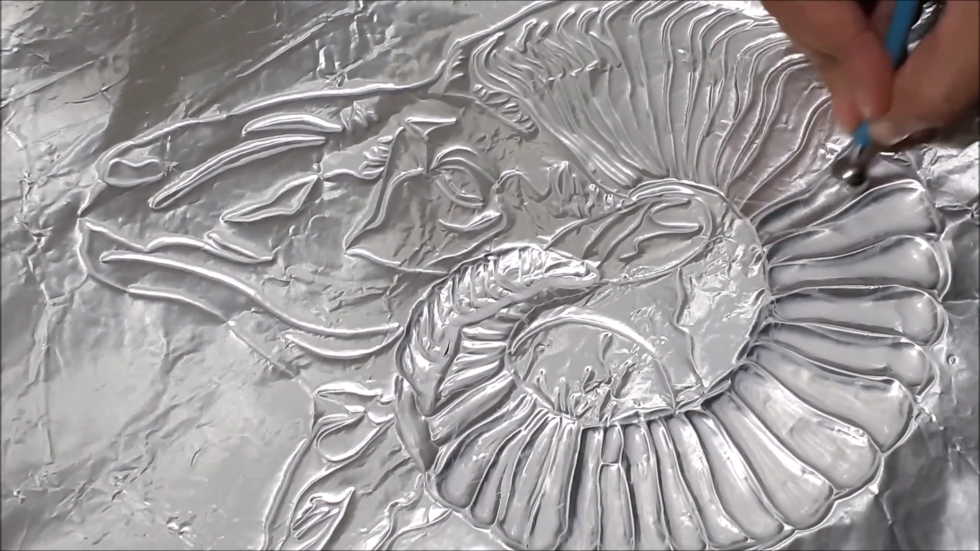 How to Make Embossed Painting | Metal Art : 6 Steps - Instructables