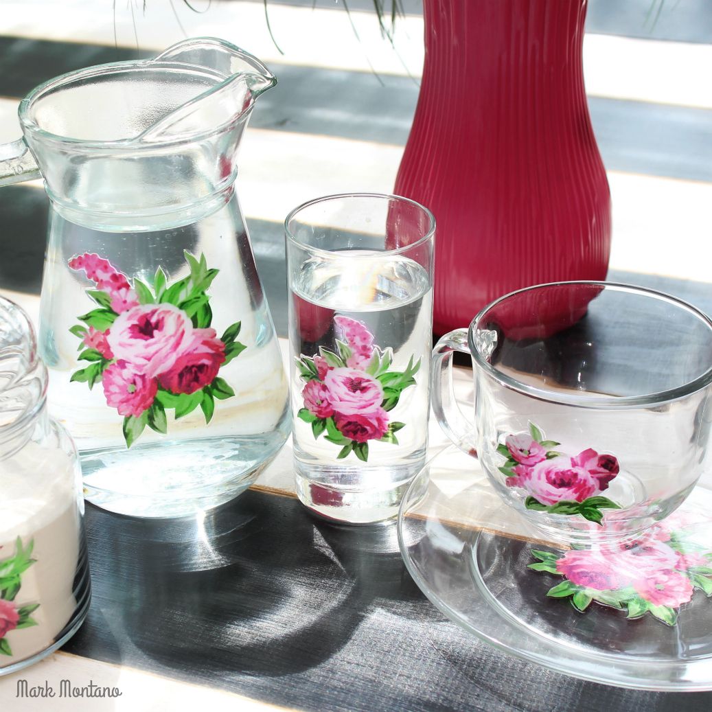 Vintage Floral Glassware : 3 Steps (with Pictures) - Instructables