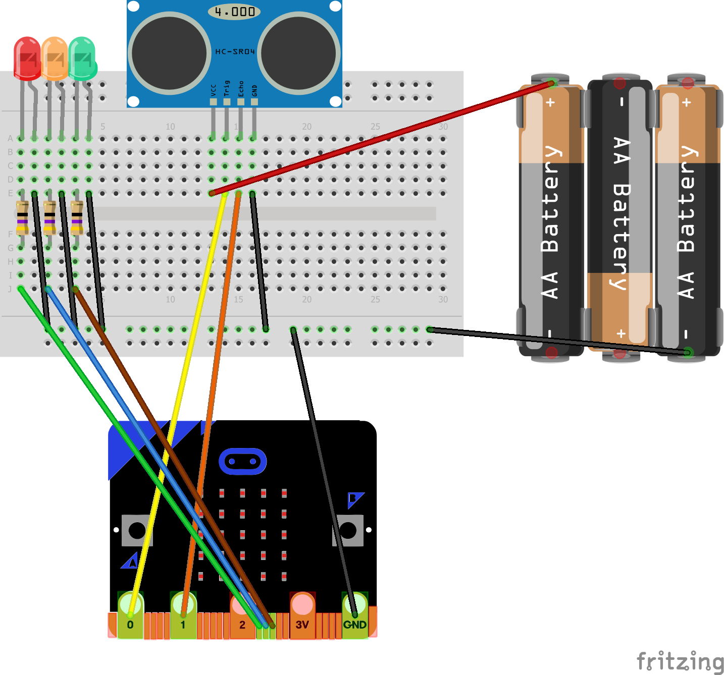 Distance Sensing With the Micro:bit and Sonar (HC-SR04 Module) : 3 ...