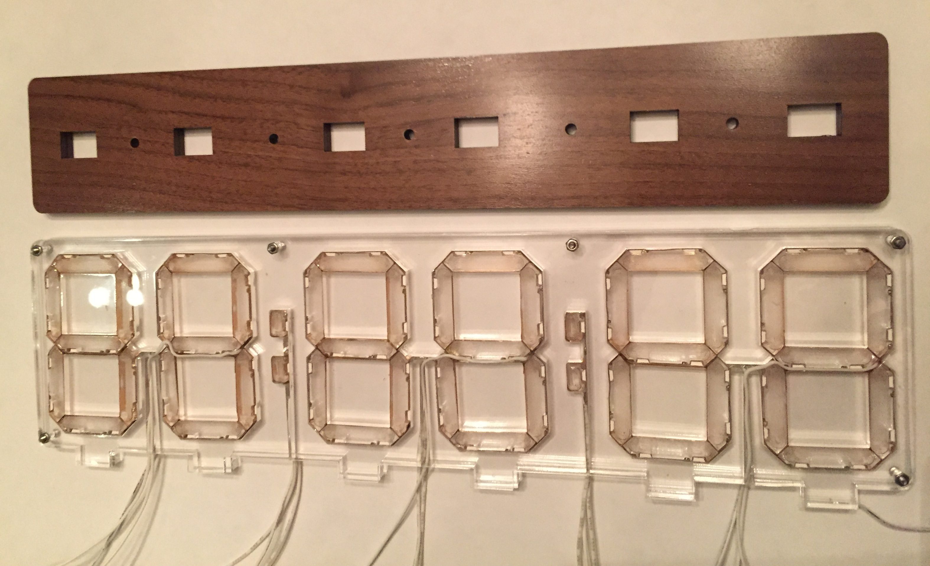 Edge-Lit Seven Segment Clock Display : 16 Steps (with Pictures) - Instructables