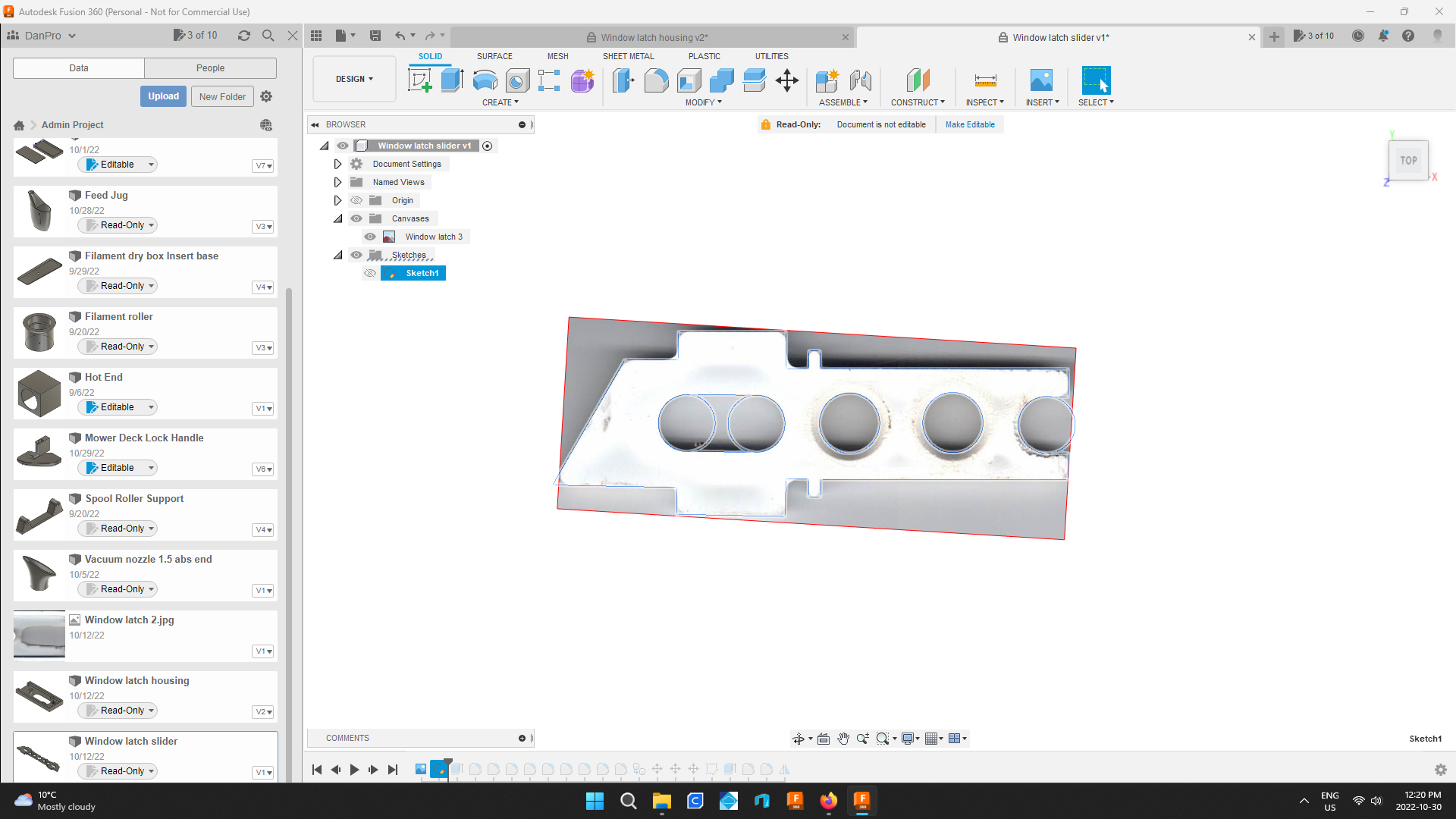 Window Repairs Using Fusion 360 Saved Me Over $300 : 18 Steps (with ...