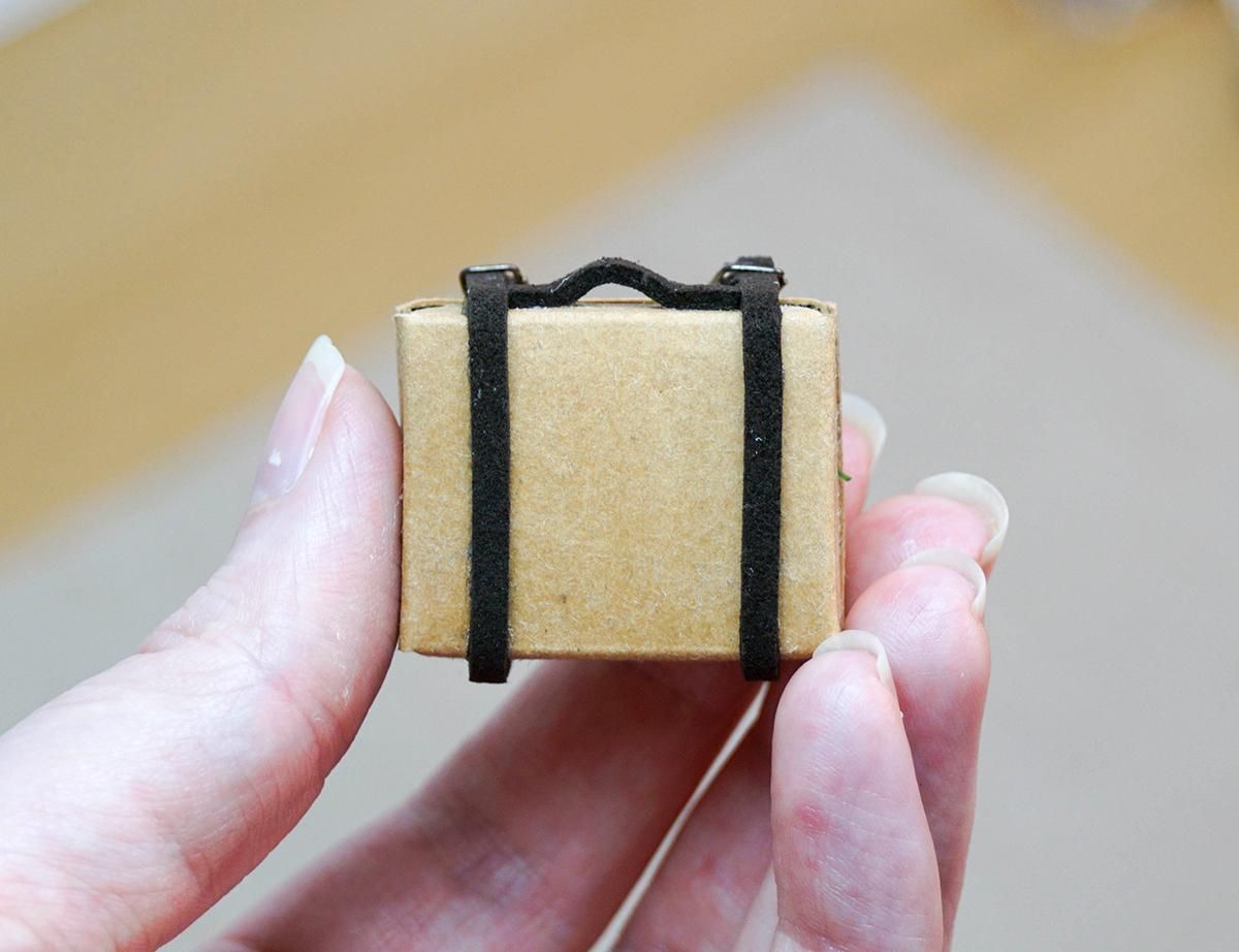 DIY Miniature Suitcase | How to Make a Mini 1/12 Picnic Hamper : 9 ...