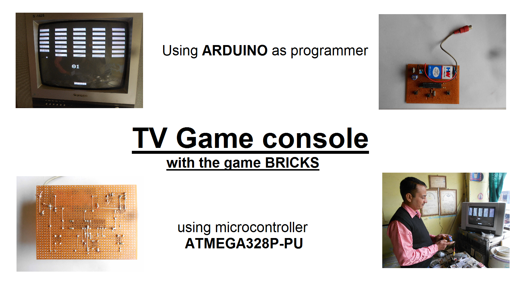 TV Game Console by Arduino : 3 Steps (with Pictures) - Instructables
