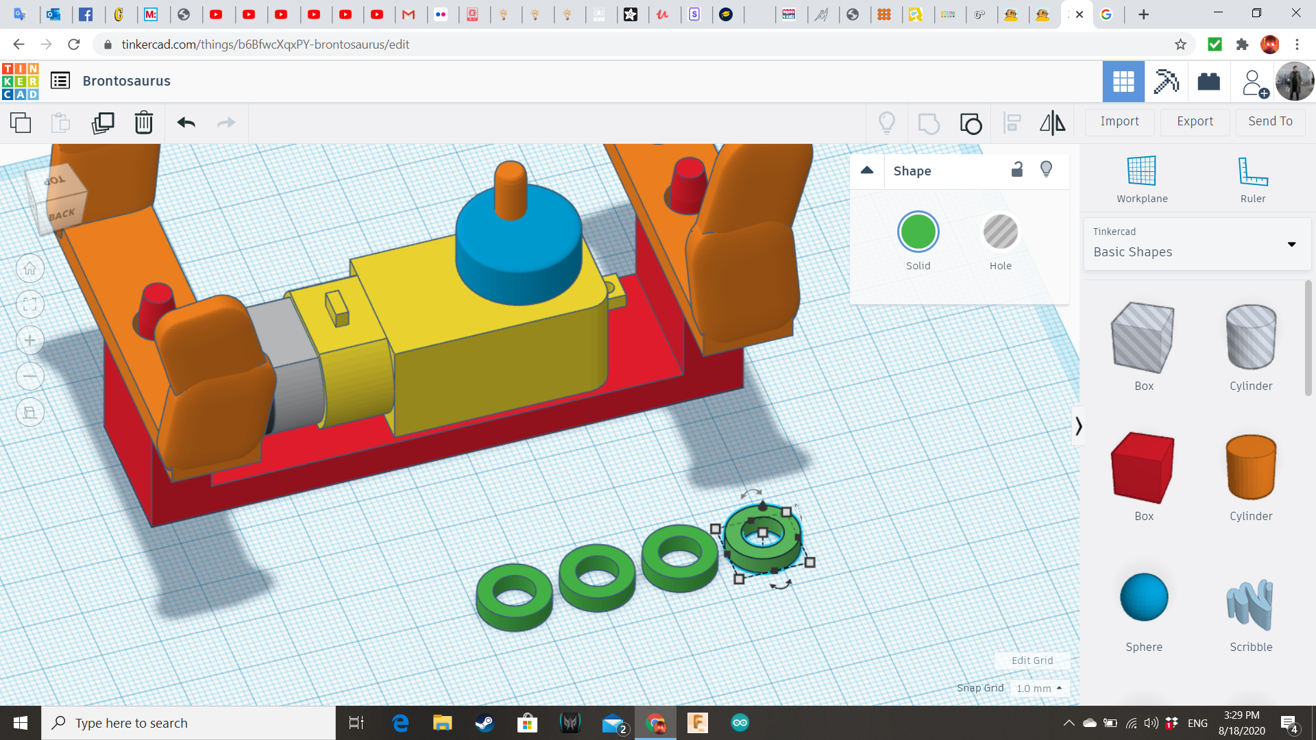 Tinkercad Robotics for School: Create TWO Walking Machines! : 27 Steps ...