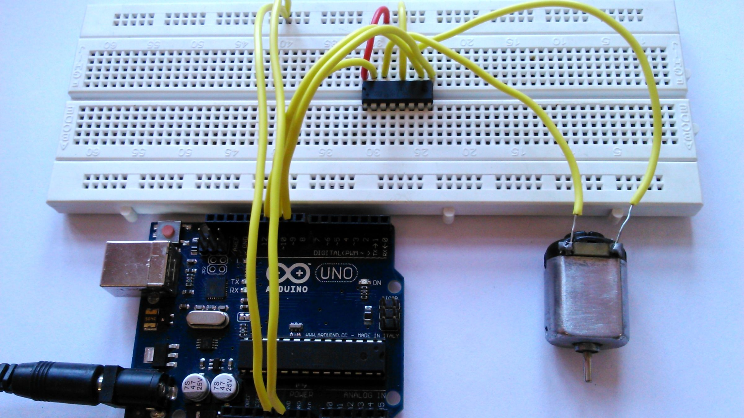 Control DC Motor Using L293D : 4 Steps - Instructables