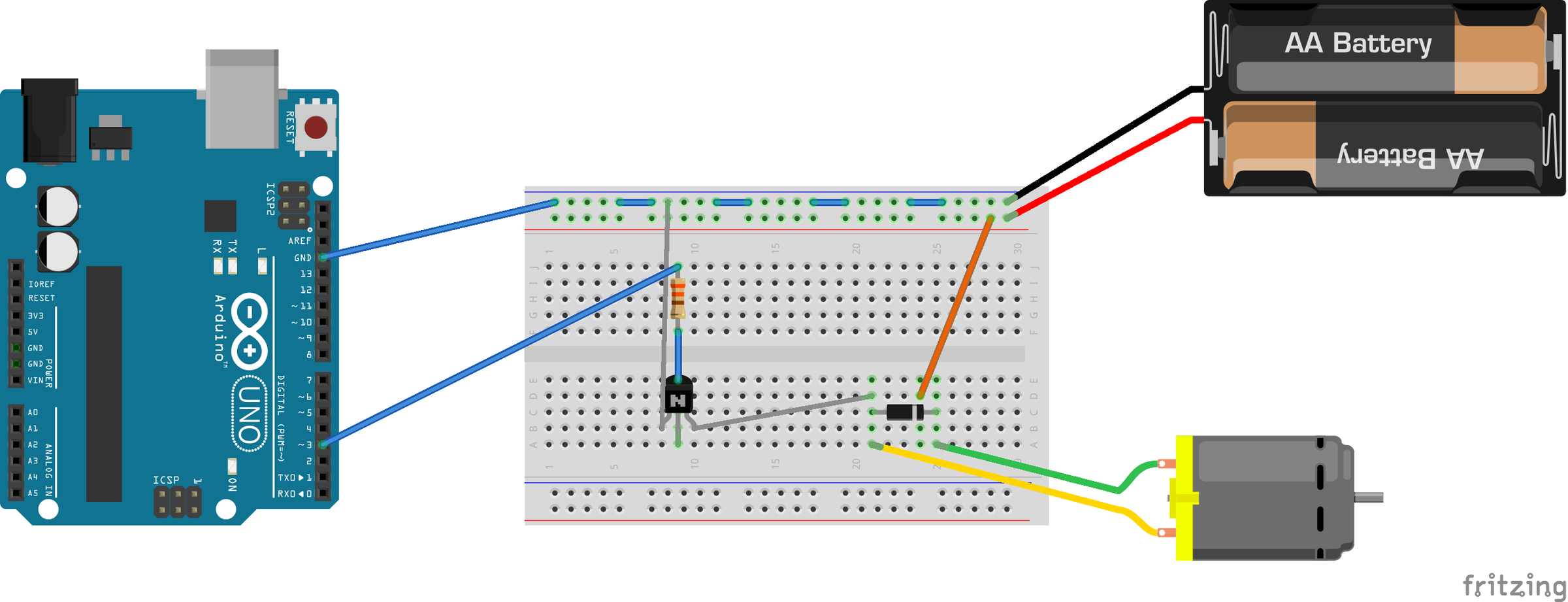 Arduino Bluetooth Motor Control Without Motor Driver Chip : 8 Steps ...