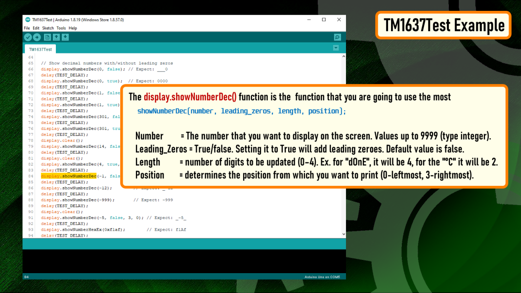 How to Use the TM1637 Digit Display With Arduino : 14 Steps (with ...