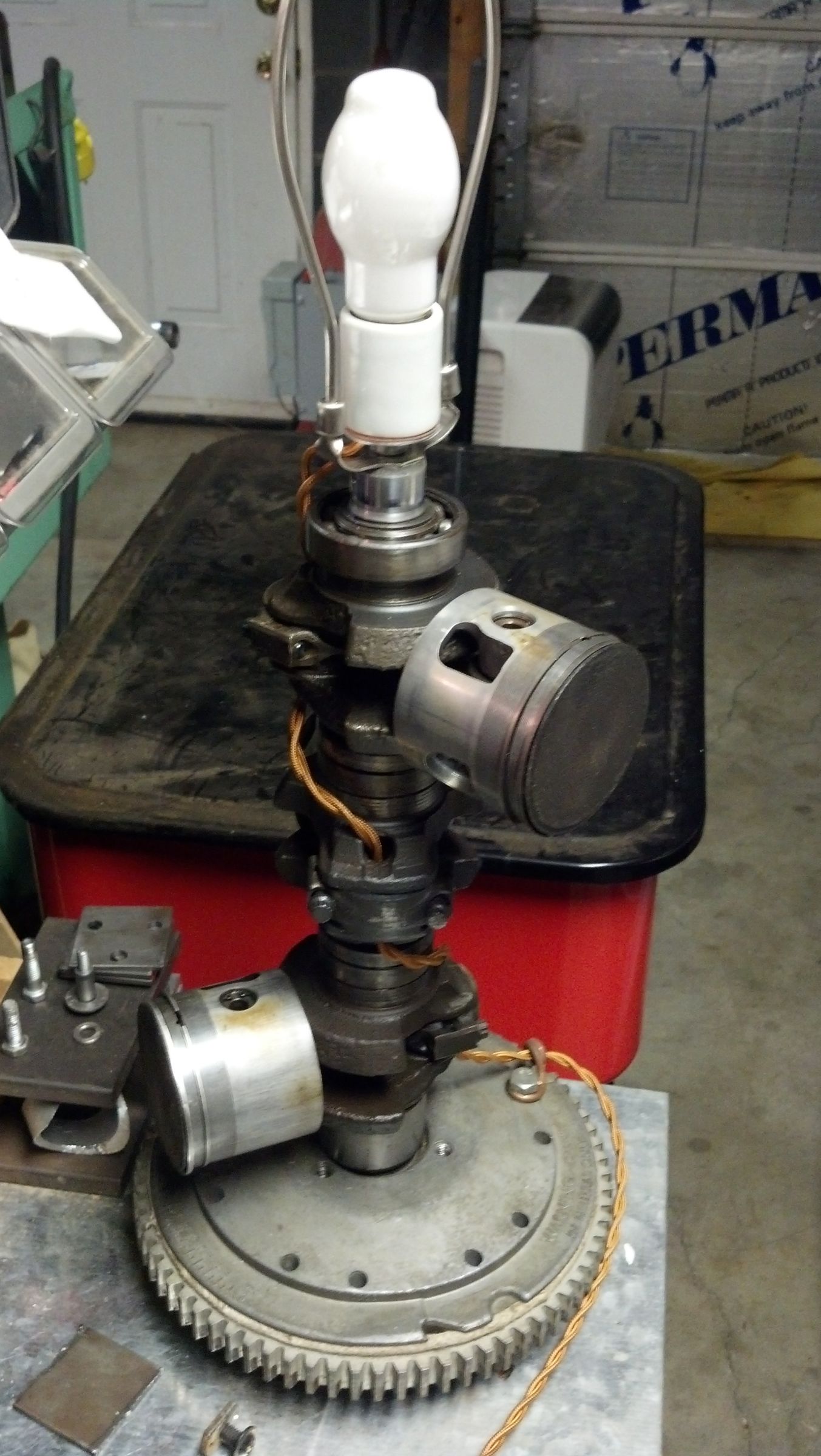 Crankshaft Lamp : 5 Steps - Instructables