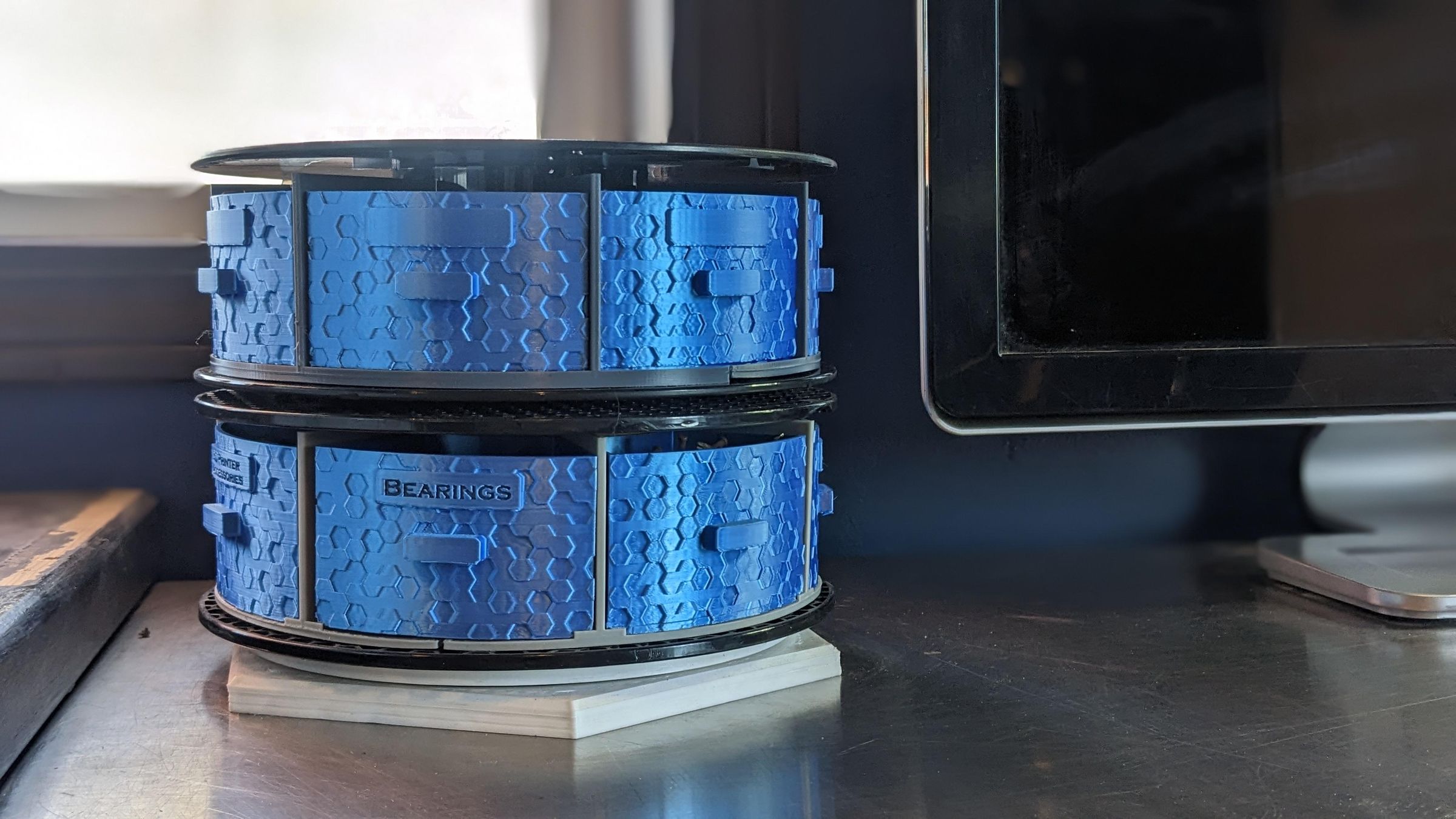 Storage Solution Using Empty Filament Spools : 8 Steps (with Pictures ...