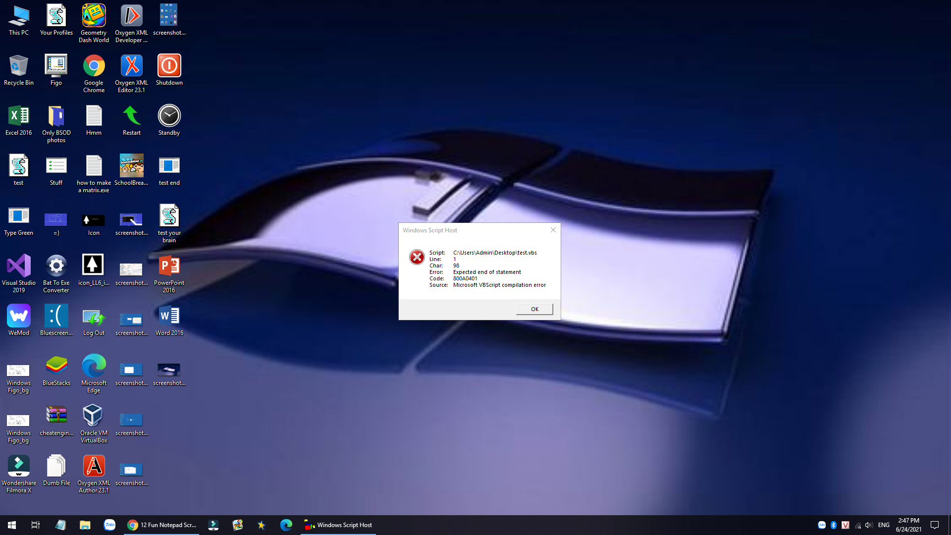 12 Fun Notepad Scripts : 13 Steps - Instructables