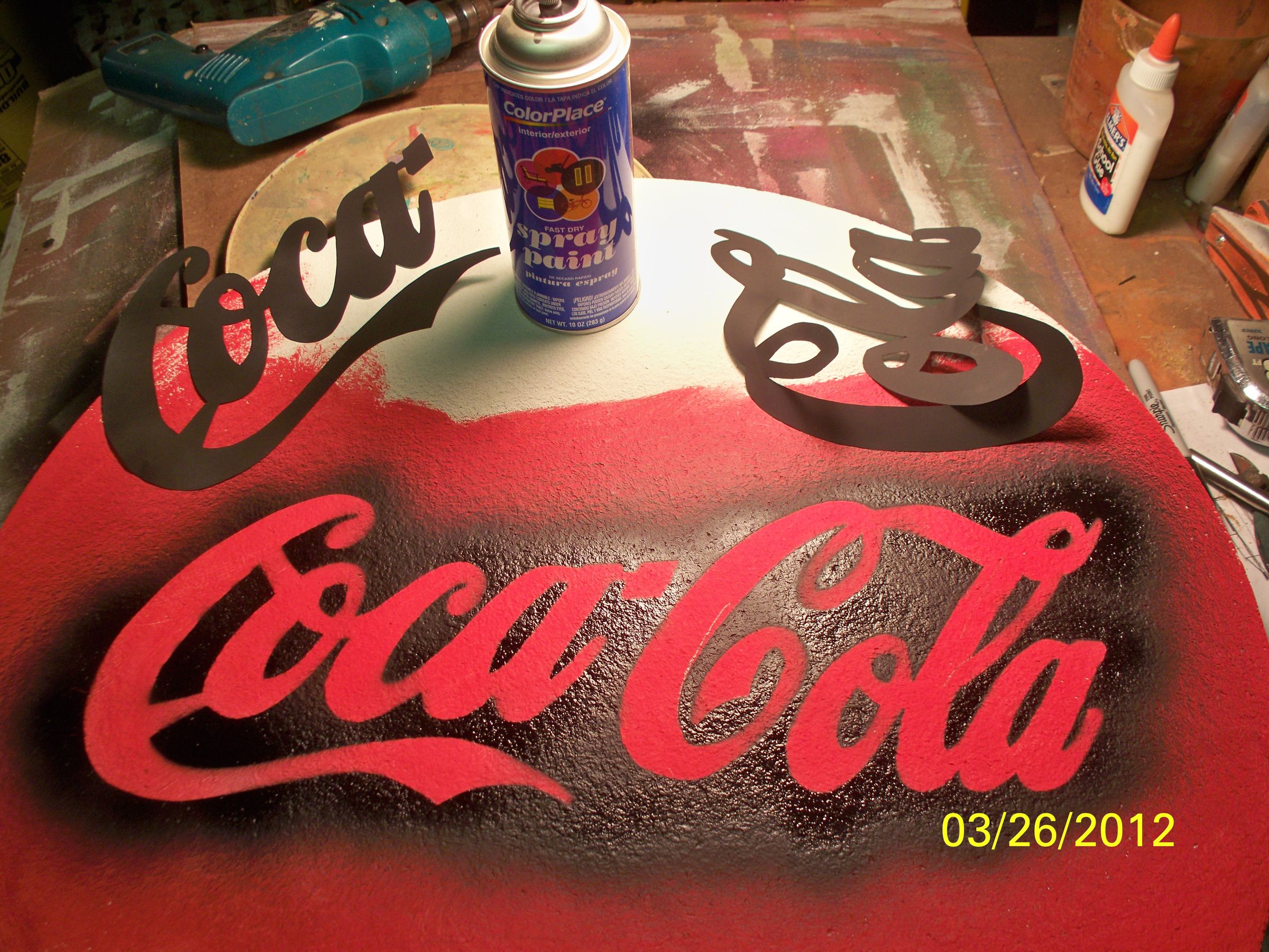 Make a Coca Cola Mosaic Table : 17 Steps (with Pictures) - Instructables